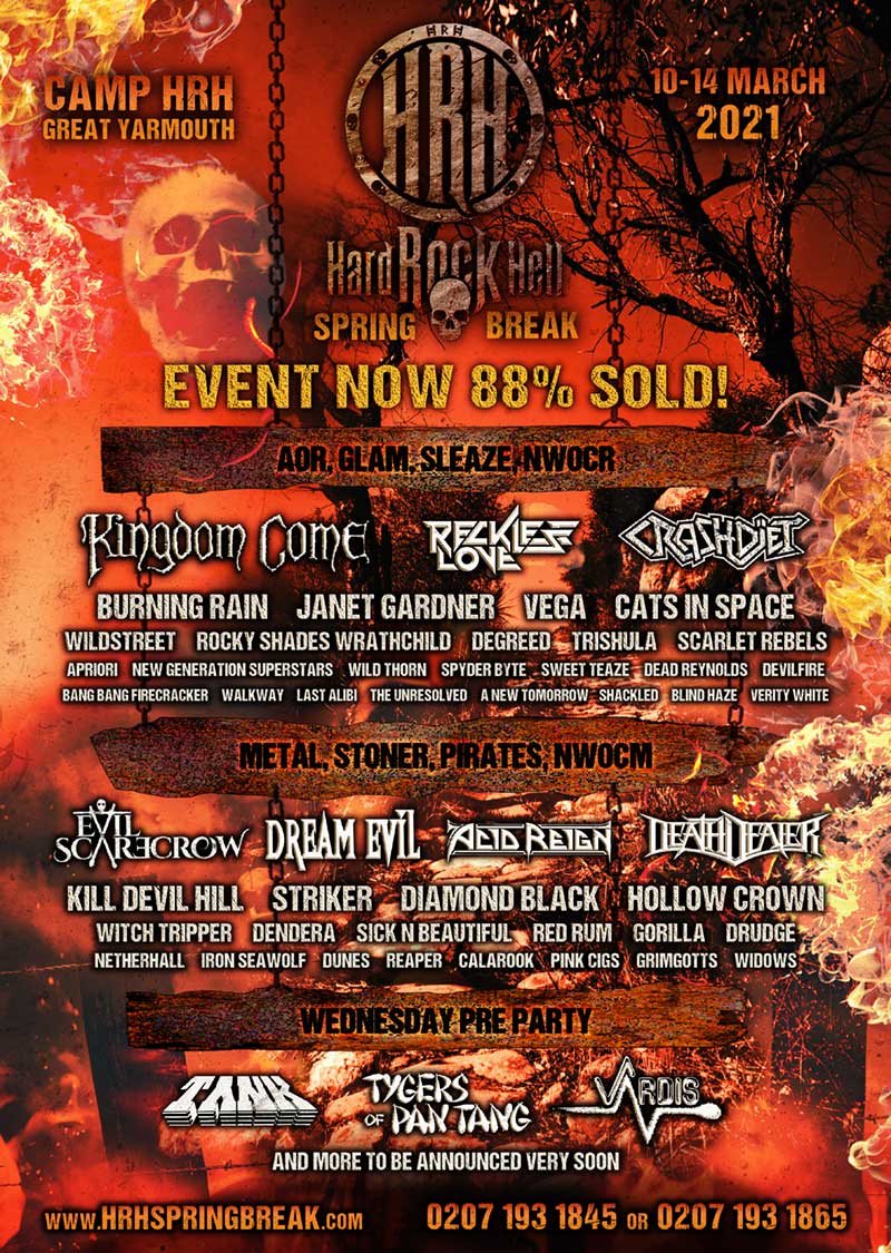 HARD ROCK HELL SPRING BREAK ANNOUNCES FIRST 50 BANDS – PlanetMosh