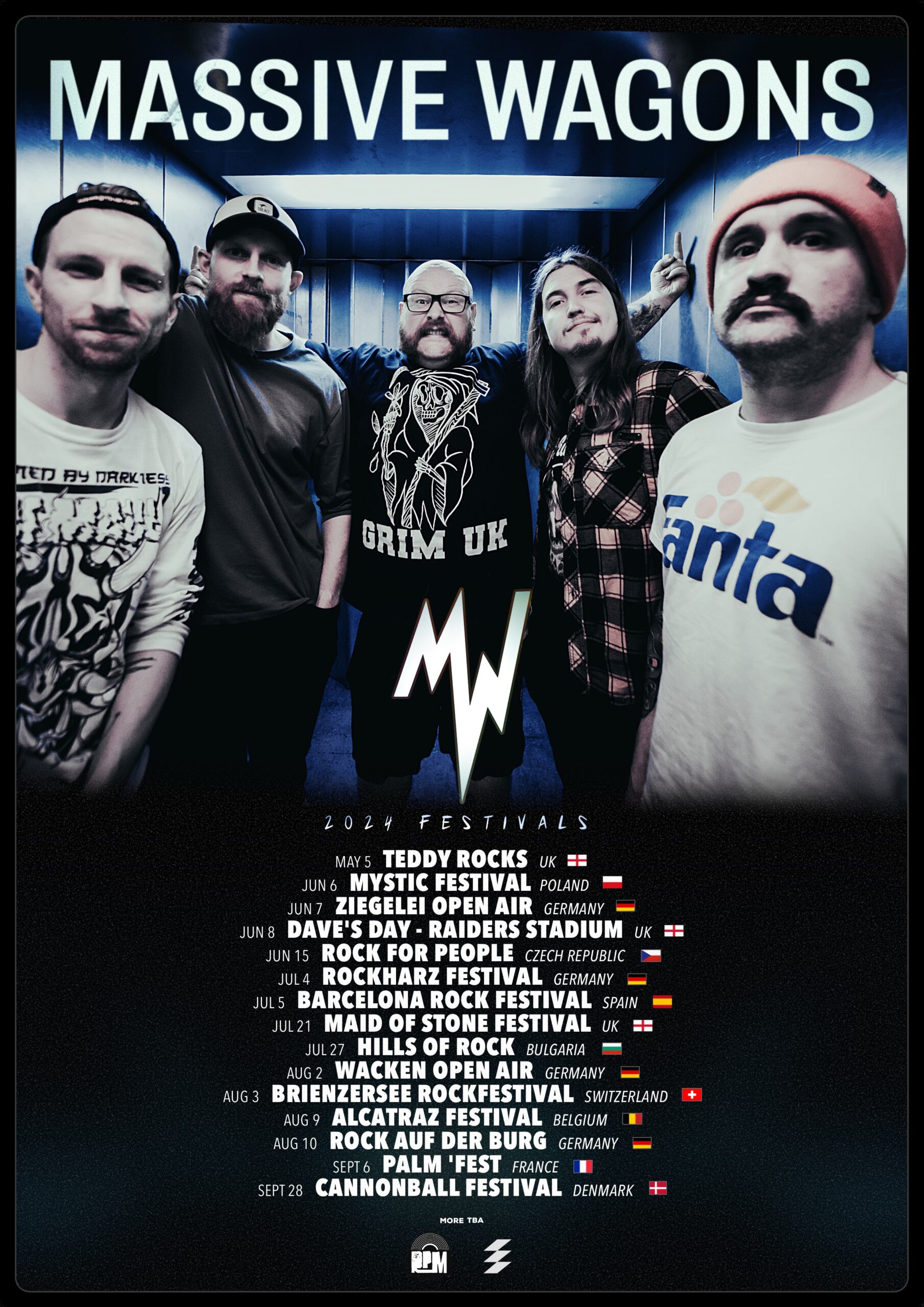 MASSIVE WAGONS ANNOUNCE UK & IRELAND TOUR FOR NOVEMBER/DECEMBER 2024 – PlanetMosh