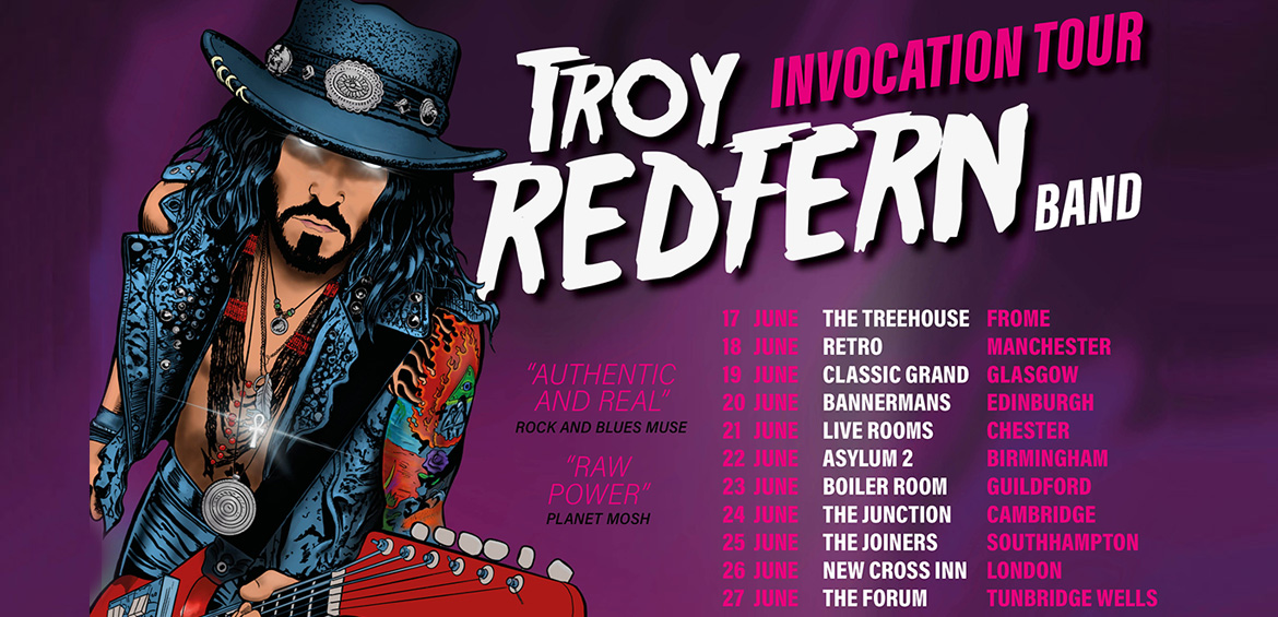 Troy Redfern’s “Invocation” UK Tour starts Monday 17th June 2024 ...